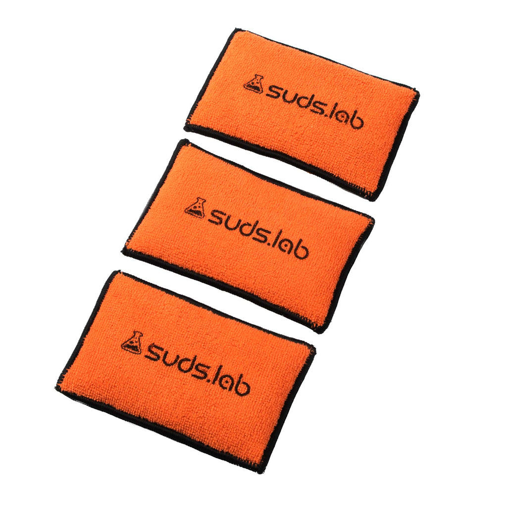 DS Microfiber Detailing Scrub Pad 3 Pack – SudsLab